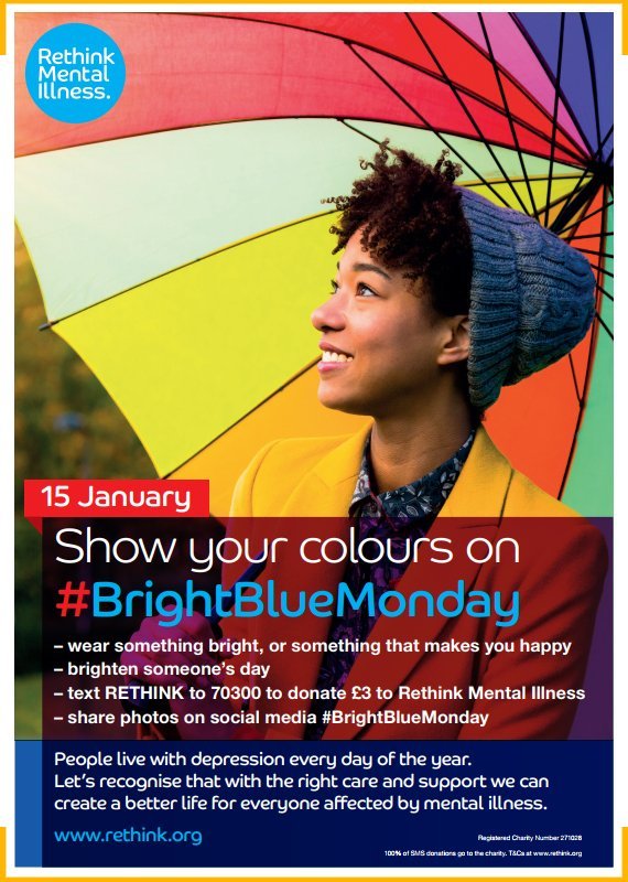 It’s Time To ‘Rethink’ Blue Monday // Show Your Colours – Stolen Goat